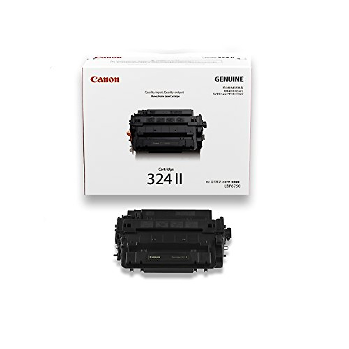 Canon Genuine Toner, Cartridge 324 II Black, High Capacity (3482B003), 1 Pack, for Canon imageCLASS MF515dw, LBP6780dn Laser Printers