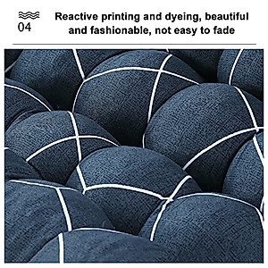 XYXH Garden Bench Seat Cushions, Thicken Patio Bench Cushion, Swing Chair Cushion Seat Pads, for Indoor/Outdoor Hanging Chair Cushion (Style 2 45x150cm)