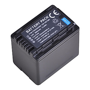 Batmax 2Packs VW-VBT380 VW-VBT190 Battery (3900mAh) + Dual USB Charger for Panasonic HC-V210, HC-V250, HC-V380, HC-V510, HC-V520, HC-V550, HC-V710, HC-V720, HC-V750, HC-V770, HC-VX870, HC-VX981