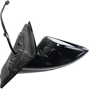 Kool Vue Passenger Side Power Heated Mirror for Chrysler 200 2015-2017 Without Signal Light, Blind Spot Monitor, Memory, Puddle Lamp & Auto-Dimming Paintable