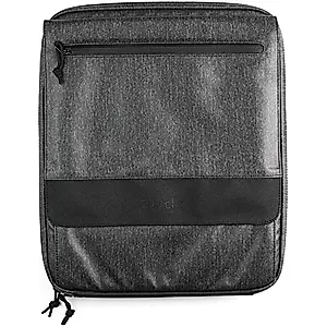 ETCHR Slate Satchel - 2 in 1 Art Travel Case and Small Messenger Bag for Essential Art Supplies - Multipurpose Weatherproof Travel Portfolio for Adults and Teens - Tripod Mountable Portfolio Bag
