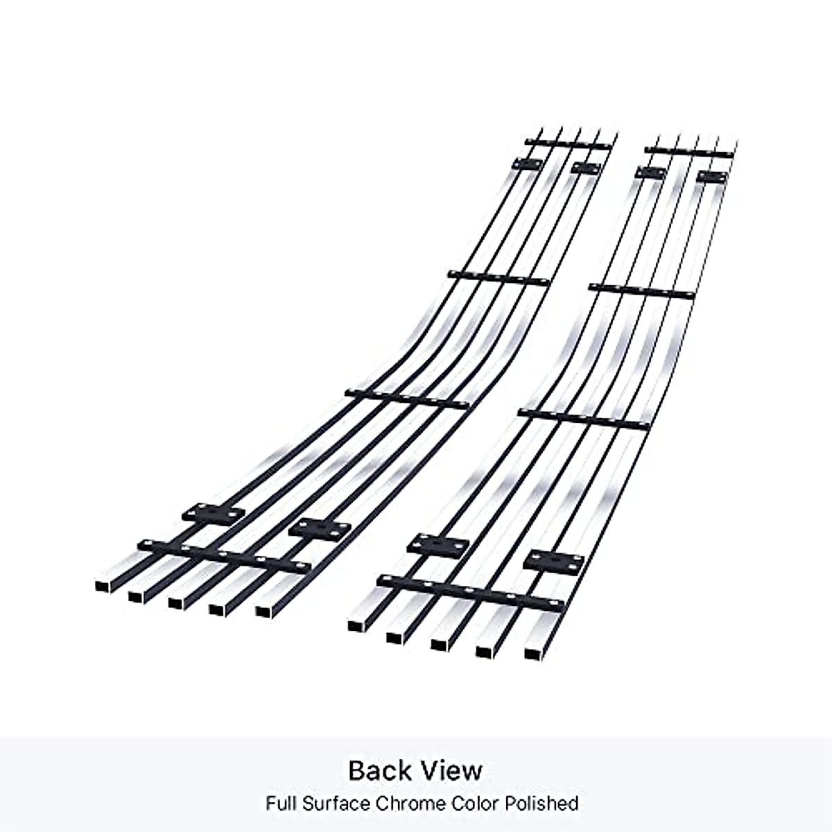 APS Compatible with Chevy Blazer C K Pickup Suburban Tahoe 1994-1999 Main Upper Stainless Steel Chrome Billet Grille Grill Insert C65706A