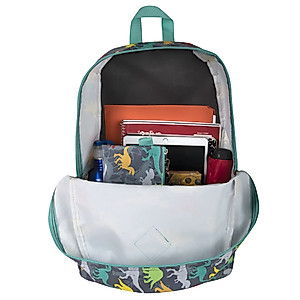 Trail maker Backpack with Lunch Box and Pencil Case for Girls and Boys, 17 Inch Backpacks for Kids for School (Colorful Clouds)