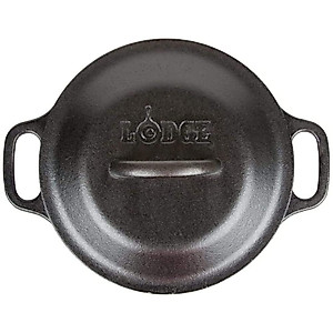Lodge 8in Cast Iron Serving Pot Pre-Seasoned 2-Quart