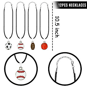 122 PCS Sports Party Favors Basketball Baseball Football Soccer Party Gift Thank You Tags Goodie Bags for Sports Club Party Favors Kid Birthday Party Baby Shower Sports Theme Party Supplies (Style 01)