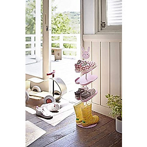 Nobrand Children’s Shoe Rack, Kid’s Shoe Organizer, Kid Children Cartoon Animal Pattern Shoe Rack Holder Stand Storage Organizer toddler shoe storage kid’s shoe rack(rabbit)