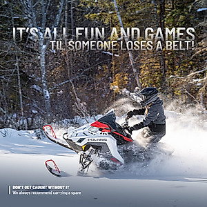 Polaris Snowmobile Drive Belt for SKS 155, RMK Khaos, Khaos Slash, Khaos MATRYX, Khaos AXYS, Pro RMK AXYS, QD2, Slash, MATRYX Slash Models and More, Runs Cooler, OEM Performance CVT Belt - 3211216