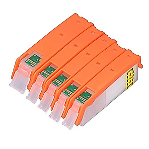 Walfront 5Pcs Ink Cartridge for PIXMA Ink Cartridge Printer Ink Cartridge IP7250 MG6350 MG5450 MX925 MX725 MG6450 MG5550 IX6850 Printers