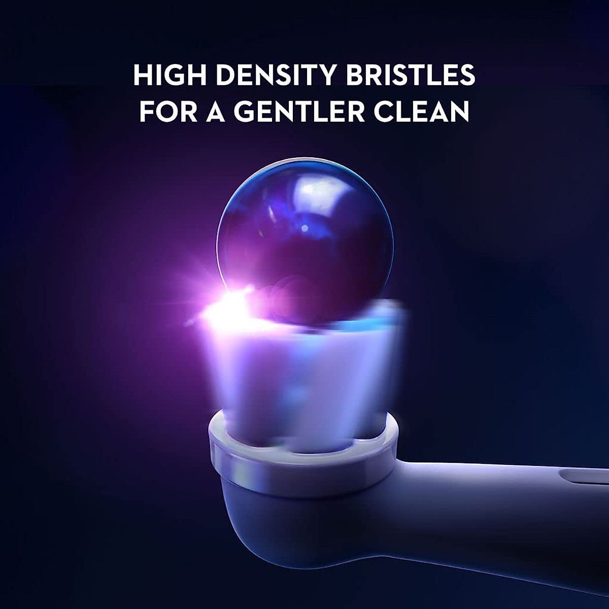 Oral-B iO Ultimate Clean Replacement Brush Heads, 6-Count White, Black 6 Count (Pack of 1)