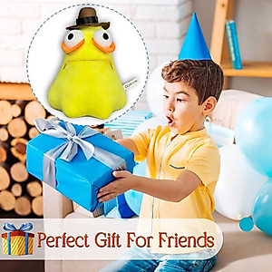 New Pizzas Tower Plush Toy, Soft Stuffed Anime Game Characters Figure Plush for Home Decoration, Cute Cartoon Plushies Toys Collectible Gift for Game Lovers and Friends Children's Day(Yellow)