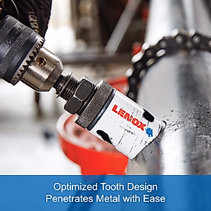 LENOX Tools Hole Saw, Bi-Metal, Speed Slot, Arbored, 4-Inch (1773002)