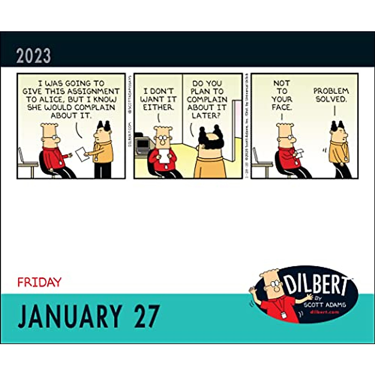 Dilbert 2023 Day-to-Day Calendar