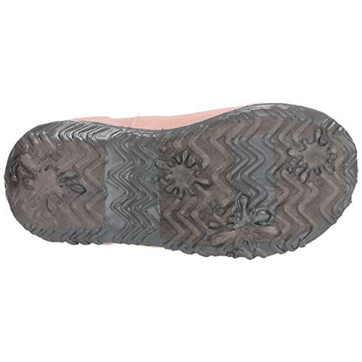 Bogs Rainboot Print Waterproof Rain Boot, Glitter-Rose Gold, 2 US Unisex Little Kid