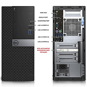 Dell OptiPlex 7040 Tower Computers PC Tower,32GB DDR4 New 1TB M.2 NVMe SSD+1TB HDD,Intel i5-6600 3.30GHz, Refurbished Computer Tower