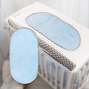 Waterproof Changing Pad Liners 6 Packs，Washable Reusable Changing Pad Liners,Portable Soft Baby Changing Table Liners for Boys Girls,23.6"x 11.8"Blue