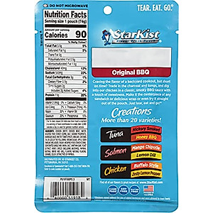 StarKist Chicken Creations Classic BBQ, 2.6 Oz, Pack of 12