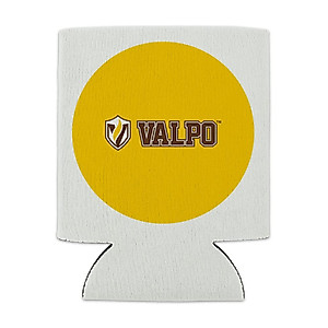 Valparaiso University Secondary Logo Can Cooler - Drink Sleeve Hugger Collapsible Insulator - Beverage Insulated Holder