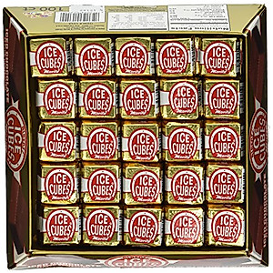 Albert's Chocolate Ice Cubes 100 Count Tray