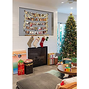 Emfogo Picture Frames Collage Wall Decor Photo Frame Collage Picture frames with 30 Clips Wall Decor