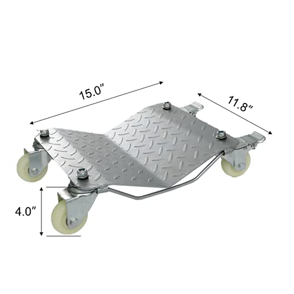 HONYTA Car Dollies-4 Pieces Heavy Duty Tire Car Skates Wheel Car Vehicle Dolly with 6000LBS Bearing Capacity for Moving Cars