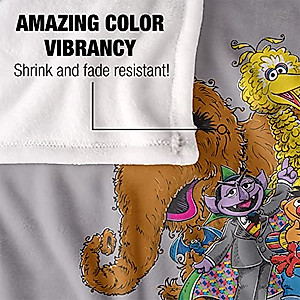 Sesame Street Group Street Light Officially Licensed Silky Touch Super Soft Throw Blanket 36" x 58"