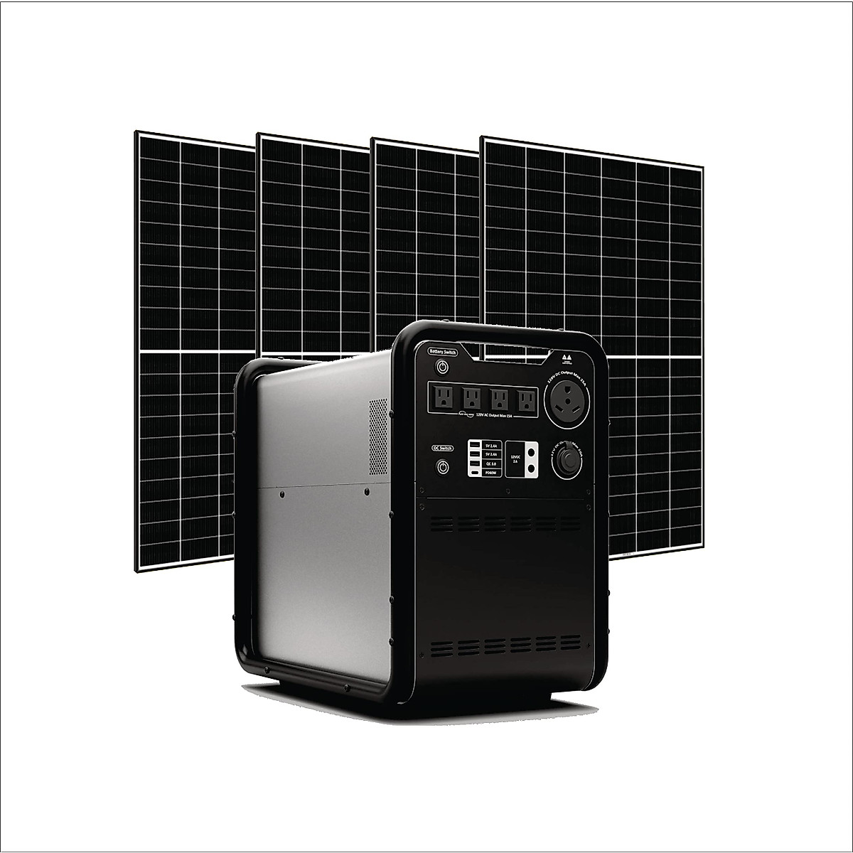 3000W Portable Power Station, 4500Wh Lithium Battery Emergency Power Station, 3000W AC Inverter Generator, Outdoor Portable Generator, Portable Solar Generator for Solar Panels