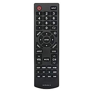 NS-RC4NA-14 Replace Remote Control Compatible with Insignia TV LCD HDTV NS-42D510NA15 NS-24D510NA15 NS-28E200NA14 NS-32D510NA15 NS-46D400NA14 NS-46E440NA14 NS-55D440NA14 NS-32E400NA14 NS-39D400NA14