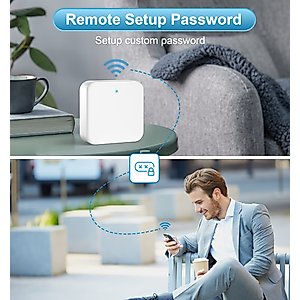 Veise Wifi Smart Lock with 2 Handles, Keyless Entry Door Lock Deadbolt with Handle Set, Smart Locks for Front Door with App Control, Electronic Digital Lock, Auto Lock, Easy Installation, Satin Nickel