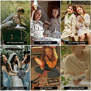 Parima Gifts for Women - Personalized Birthday Gifts for Women, Gifts for Women, Women Gifts Idea, Pink Initial Travel Jewelry Case Jewelry Box for Women Jewelry Organizer - Letter L, Pink