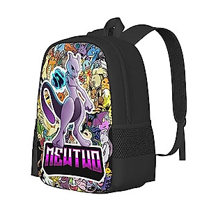 Cartoon Backpack Mt Backpack for Women Men 17in Fashion Large-Capacity Laptop Backpack Casual Durable Waterproof Daypack Sports Work Camping Cartoon Bags