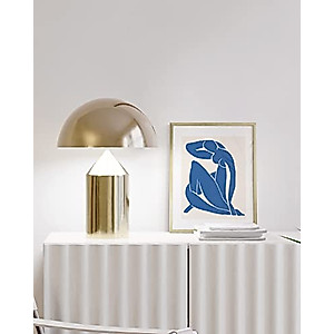 HAUS AND HUES 11x14 Gold Poster Frame - 11x14 Picture Frame Gold, Gold Certificate Frame, Aluminum Diploma Frames 11x14, Gold Picture Frame, Gold Wall Metal Poster Frame (Gold Aluminum Frame)