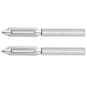 Rada Cutlery Deluxe Vegetable Peeler – Stainless Steel Blade With Aluminum Handle, 8-3/8 Inches, 2 Pack