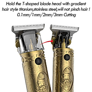 Hair Clippers for Men, Hair Trimmer Cordless Haircutting Kit - Professional Hair Trimmer Set Grooming Baber Set, T-Outliner Edger Trimmer Hair Cutter, Haircut Trimmer for Men,Kids,Baby Gifts