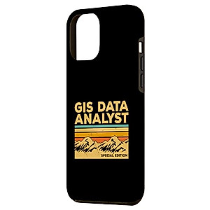 iPhone 14 Pro Max Vintage GIS Data Analyst Geographic Information System Case