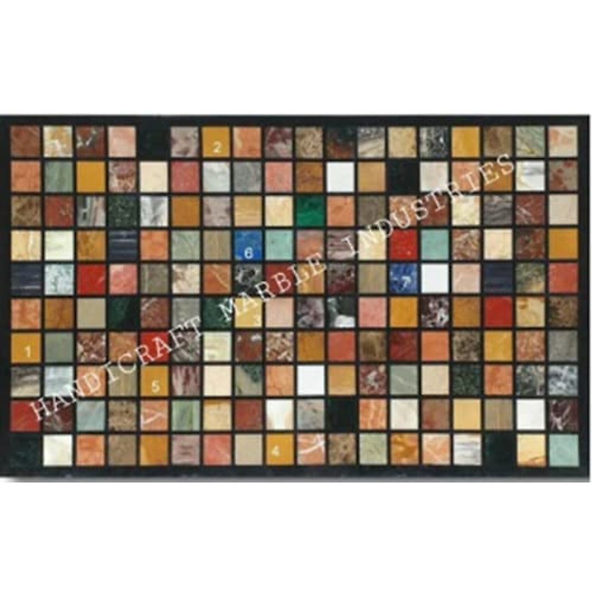 48" x 24" Inch Black Marble Dining Table/Coffee Table Italian Pietra Dura Design Outdoor Indoor Table, Office Table, Conference Table