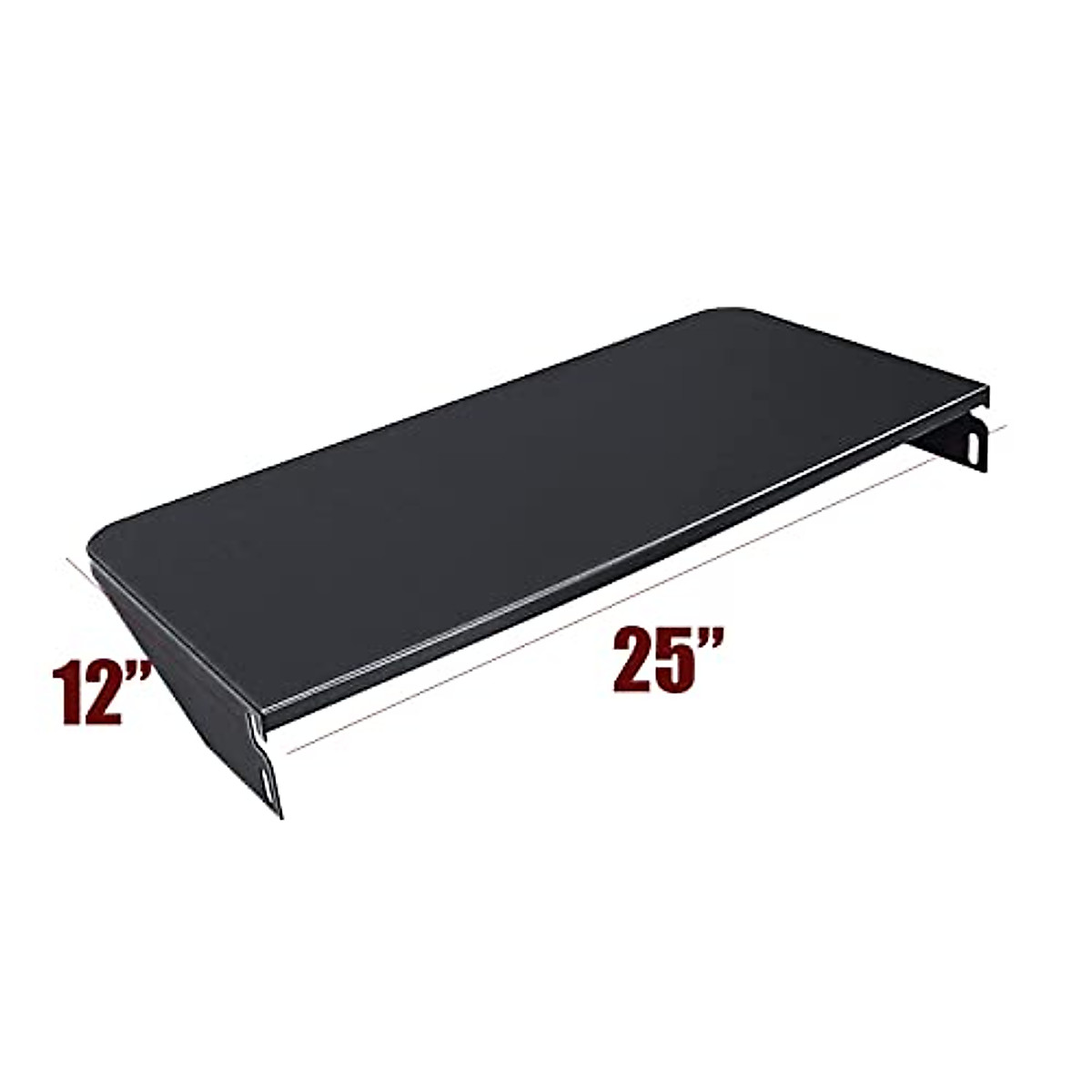 QuliMetal Gill Folding Front Shelf for Traeger Pro 22, Pro 575 and Ironwood 650 Series, Grill Accessories for Traeger Pellet Grills BAC362 Folding Shelf, 25 x 12 Inches