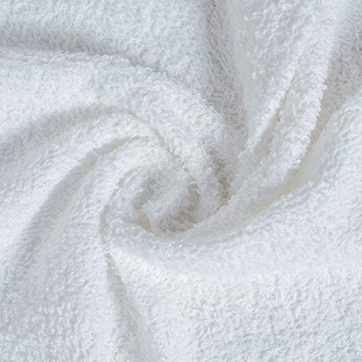 Softolle 100% Cotton Ring Spun Wash Cloths – Bulk Pack of Washcloths – 12x12 Inches – Wash Cloth for Face, Highly Absorbent, Soft and Face Towels (White, 24 Pack)