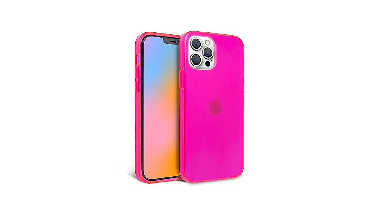 FELONY iPhone 13 Pro Max Neon Pink Protective Case - Shock-Absorbing ...