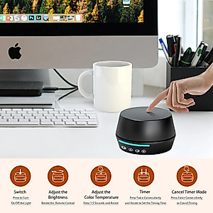 HAMOPY Desk Light, 24W Architect Desk Lamp with USB Charging Port, 2-in-1 Clamp Lamp & Desk Lamp for Home Office, Desk Light with Flexible Gooseneck, 5 Colors & 7 Brightness, Remote Control, Timer