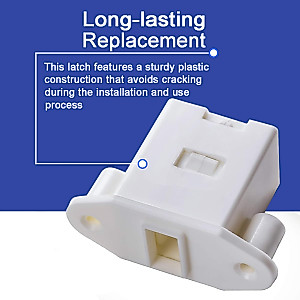 137006200 Washer Pedestal Drawer Latch for Electrolux, Washer Door Part Replaces PS2349356 AP4368805 Frigidaire EPWD15IW2 EPWD15IW3 EPWD15T0 EPWD157SIW0 EPWD157STT0 EPWD15IW1 EPWD15KG1 EPWD15MB1