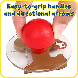 READY 2 LEARN Giant Stampers - Family Members - Set of 10 - Easy to Hold Foam Stamps for Kids - Arts and Crafts Stamps for Displays, Posters, Signs and DIY Projects