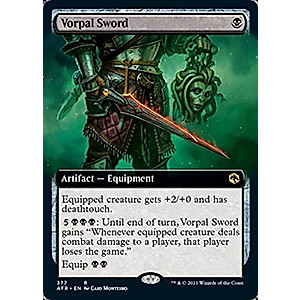 Magic: the Gathering - Vorpal Sword (377) - Extended Art - Foil - Adventures in The Forgotten Realms