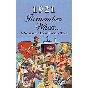 1921 REMEMBER WHEN CELEBRATION KardLet: Birthdays, Anniversaries, Reunions, Homecomings, Client & Corporate Gifts