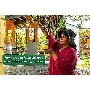 Rescue Outdoor Reusable Fly Trap Canister 4 Pack