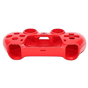 Controller Replacement Shell, Console Game Accessories ABS Material Durable Comfortable Hand Feel Easy Installation for Repair Parts(red)