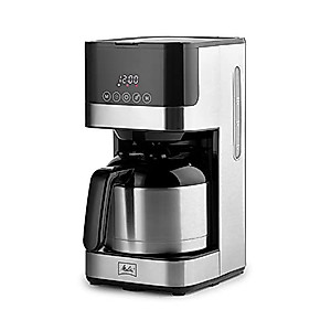 Melitta Aroma Tocco Thermal Drip Coffee Maker | Programmable Coffee Machine | 8 Cup Coffee Maker with Thermal Carafe | Glass Touch Control Panel | Coffee Maker