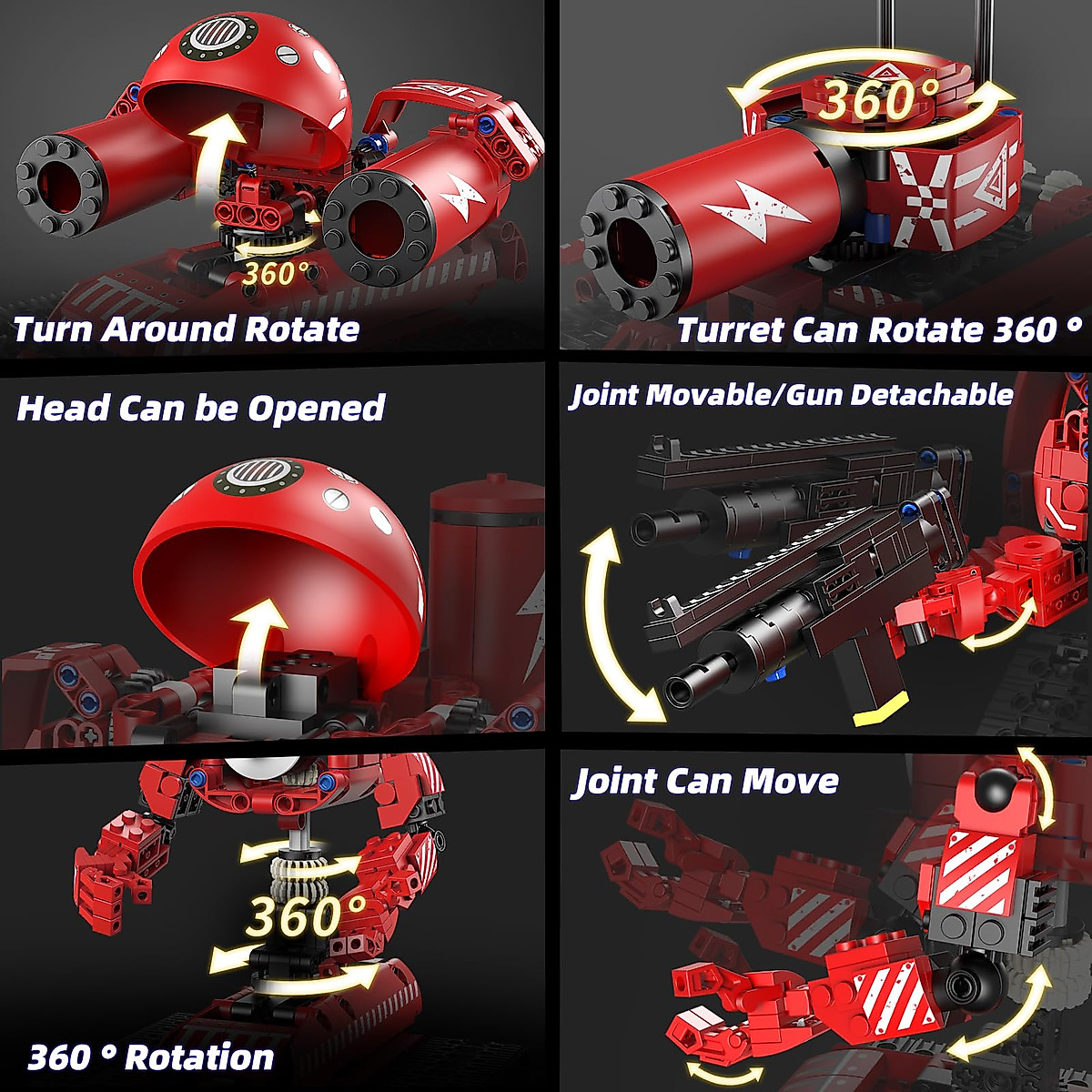 Suplanet STEM Robot Toys for Kids Ages 8-14, 5-in-1 Remote Control and APP Programmable Robot Toys - 495 Pcs DIY Building Science Educational Kit, Building Block Birthday Gift for Teen Boys Girls