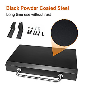 Utheer Hinged Lid for Blackstone Griddle 28", Hard Cover Hood for Blackstone Table Top Griddle, 28 Inch Griddle Lid for Blackstone 1517,1853,1605,1803