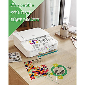 Transparency Film for Inkjet Printers 30 Sheets Transparency Paper Sheets for Overhead Projector 100% Clear 8.5 x 11 Inches