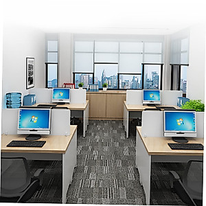 COOPHYA Desk Dividers for Students Privacy Table Desk Shelf Desk Table Divider Panels Desk Separator Panel Acrylic Desk Panels Privacy Desk Divider Splatter Guard Oven White Frosted Office